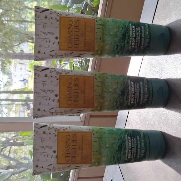 Bath & Body Works | Skincare | 3 Chasing Fireflies Body Cream 8 Oz ...